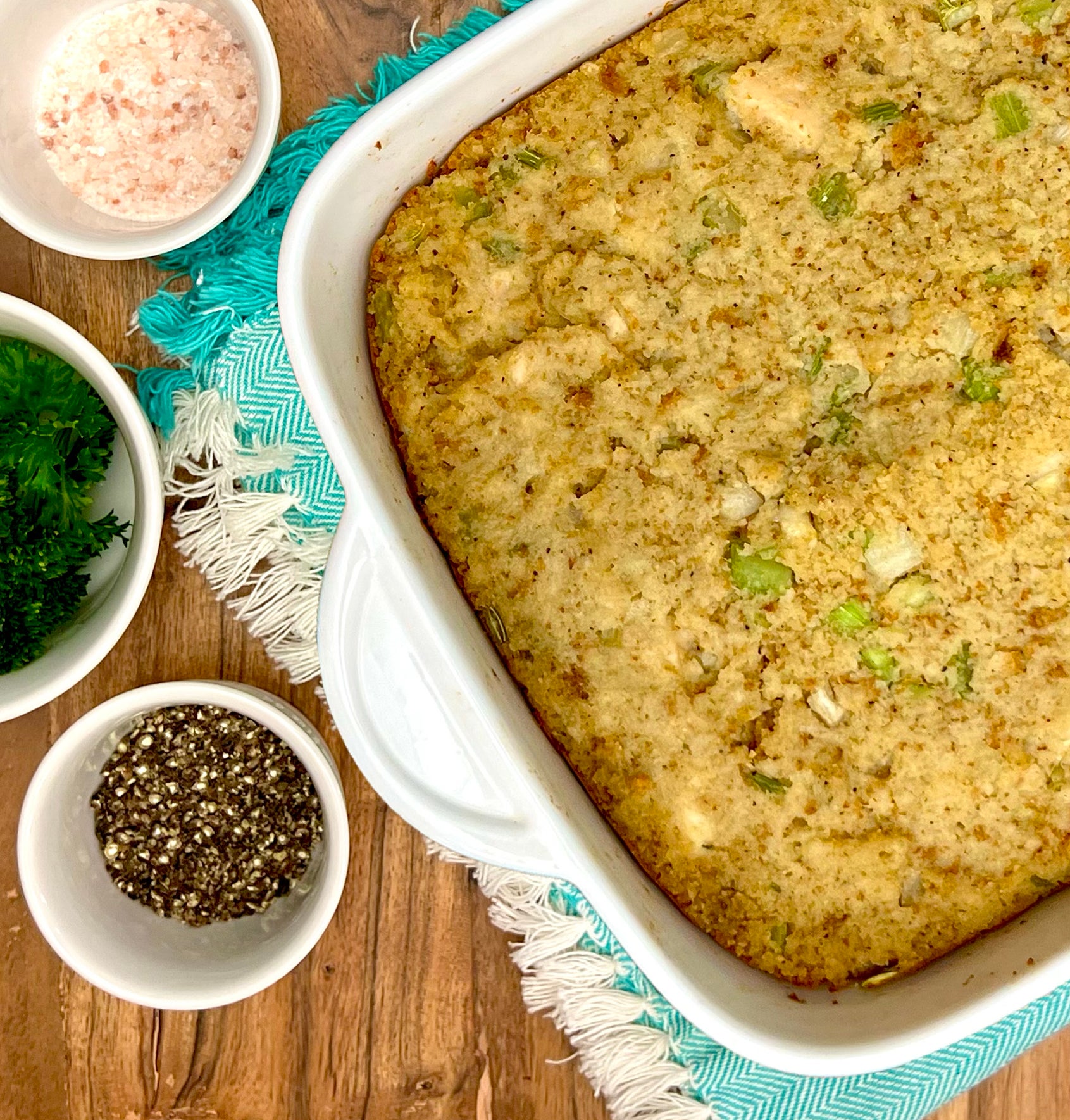 Mrs. Gloria's Cornbread Dressing | Oh Grate!